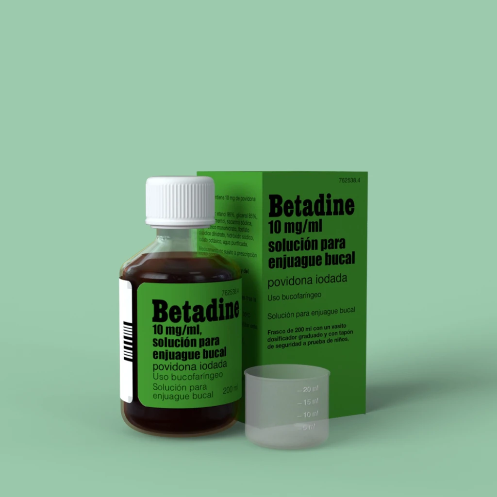 Betadine® Enjuague Bucal - Para gárgaras y desinfección